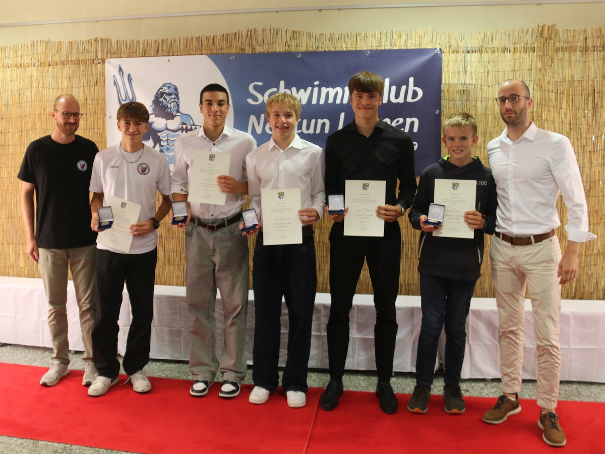 Rückblick: Große Sportlerehrung und Ehrung der Neptun-Jubilare - Leimen ...